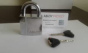 Abloy Protec2 PL 340/25 Steel Padlock/with 2 Keys and Keycode Card : Amazon.co.uk: DIY & Tools