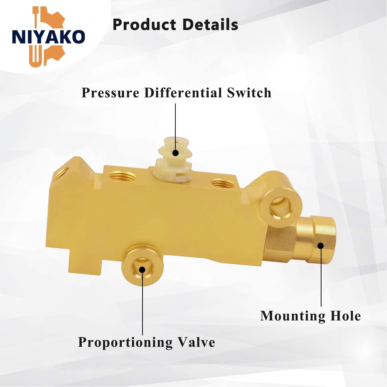 Snapklik.com : PV4 Brass Brake Combination Proportioning Valve ...