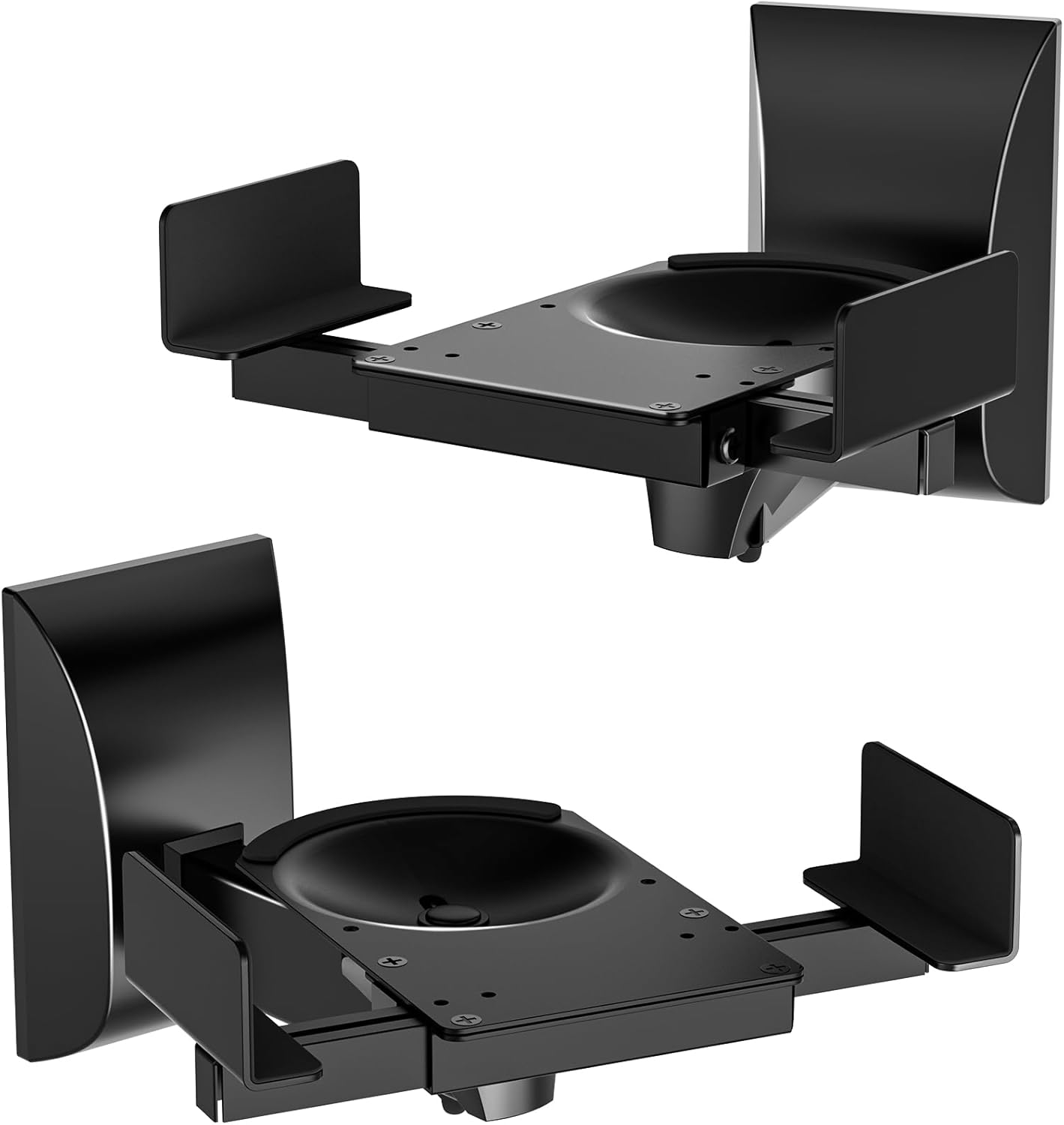 Amazon.com: SupMount Speaker Wall Mounts,Dual Bookshelf Speaker Mount for Surround sound,Tilt ...