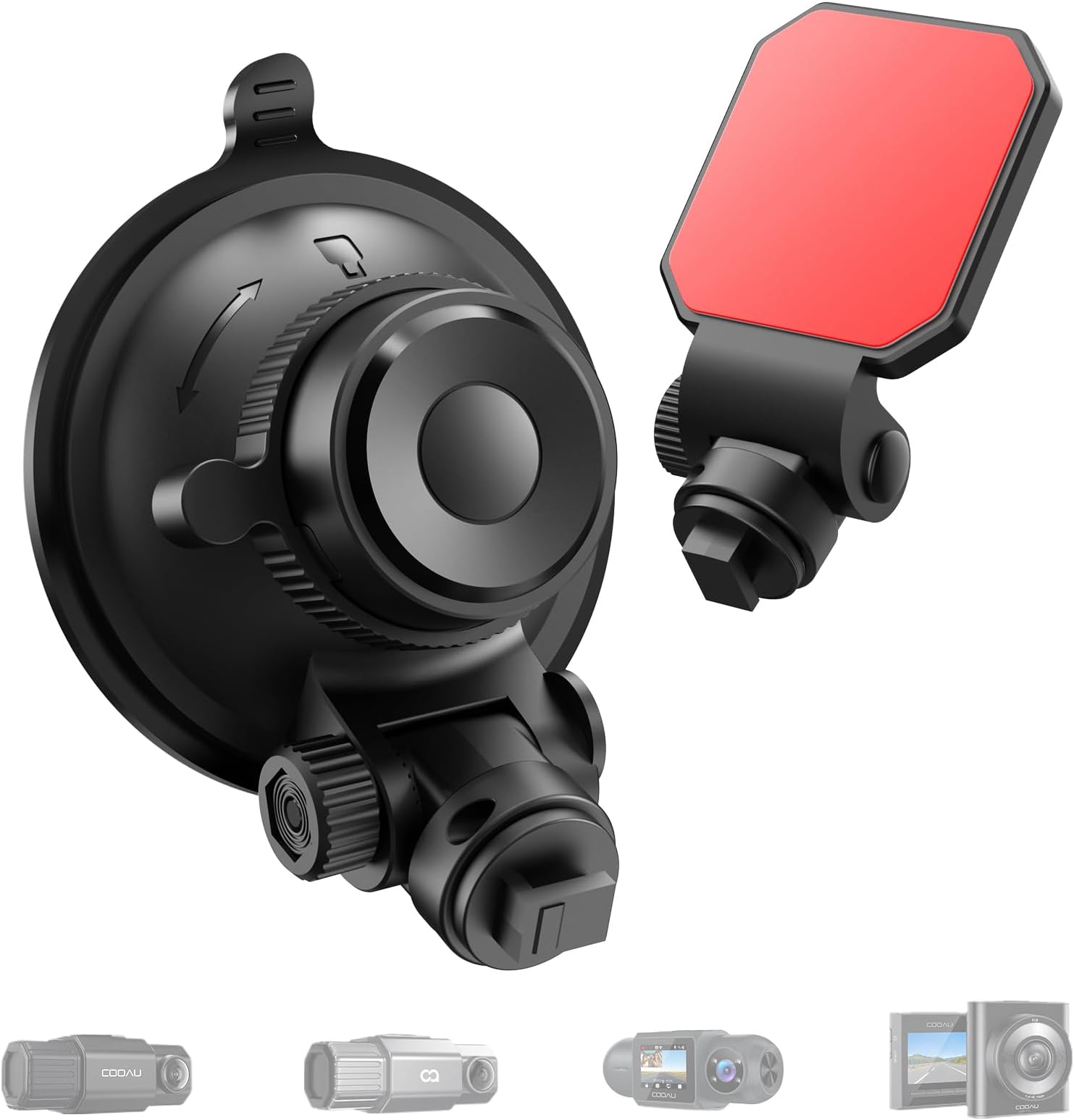 Amazon.com: COOAU Car Dash Cam Mounting Bracket, Adjustable Windshield ...