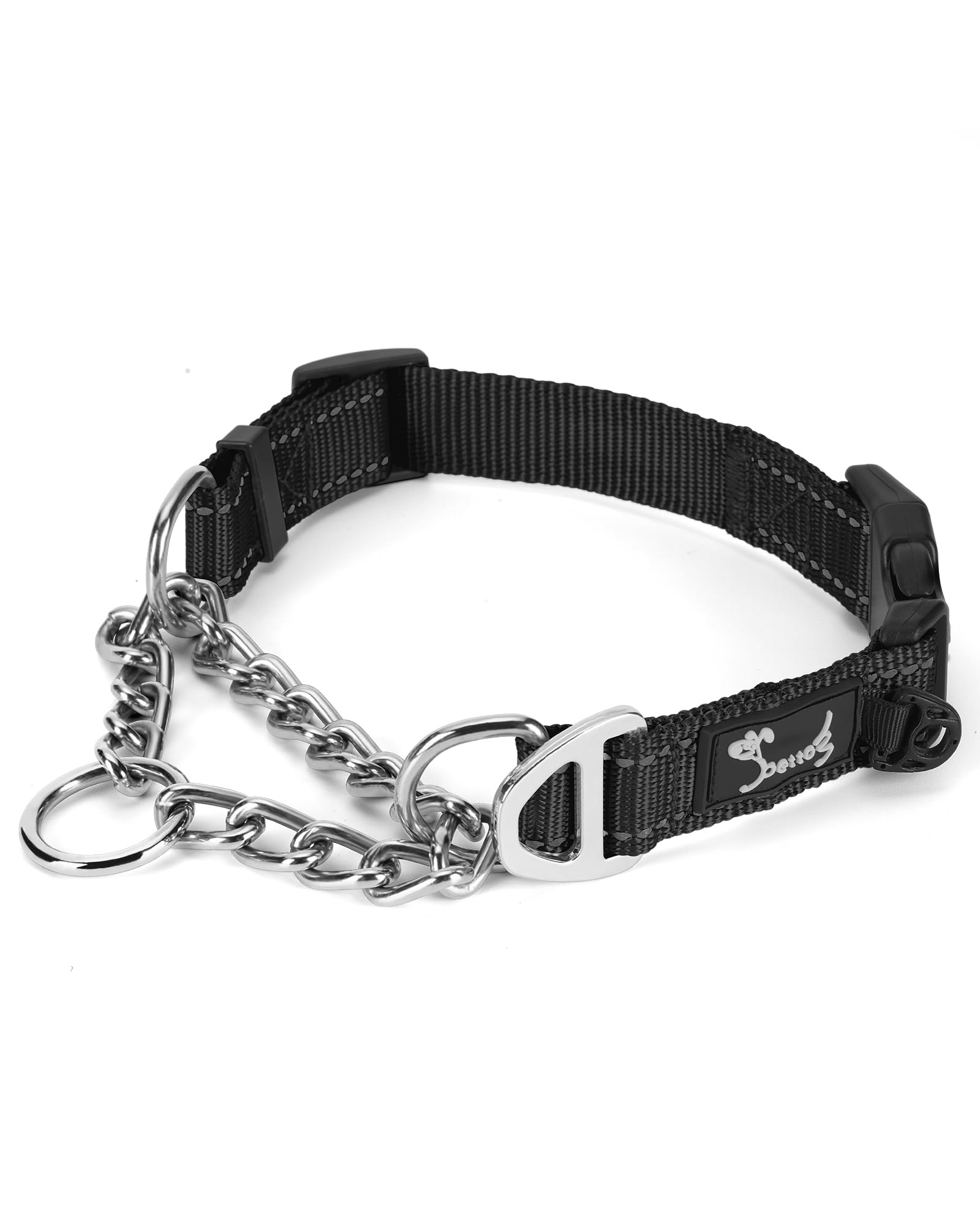 HAPPY HACHI Martingale Half Dog Choke Collar, Adjustable Dog Training ...