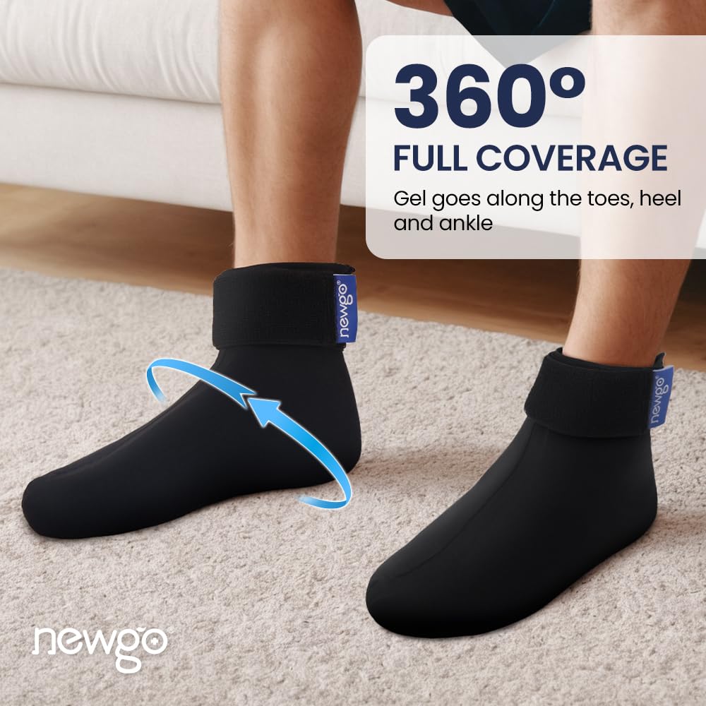 Snapklik.com : NEWGO Cold Therapy Ice Sock Ankle Ice Pack Wrap For ...