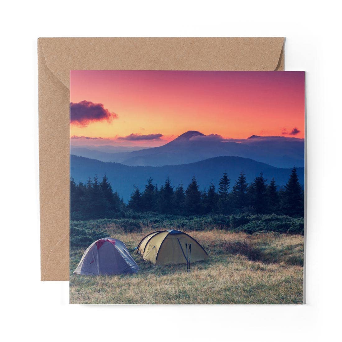Camping Tent Invitation Template