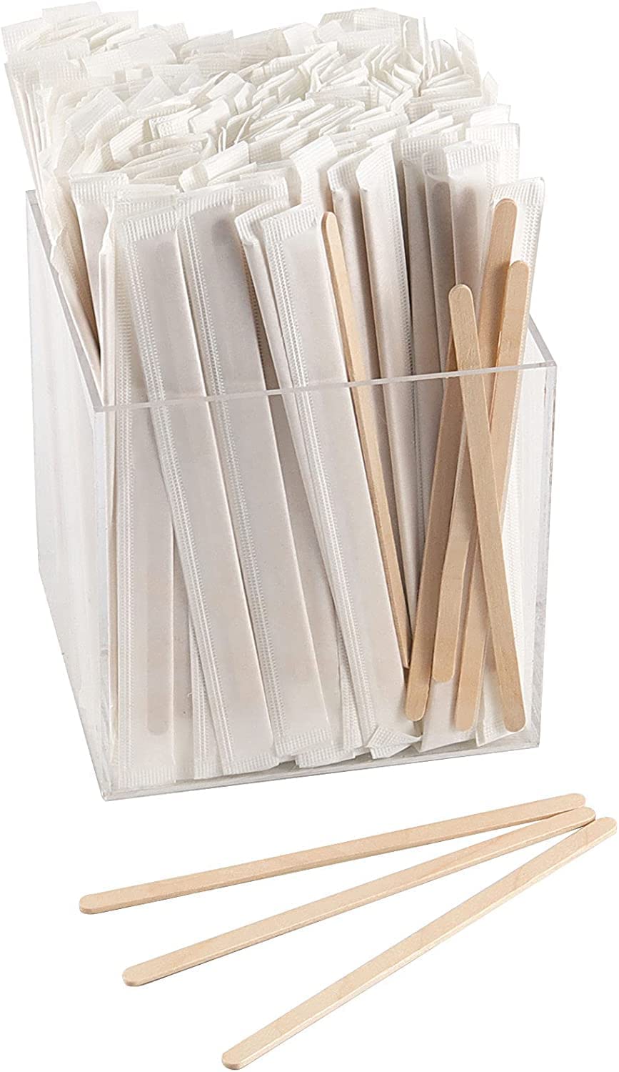 Buy Somani Paper Wrapped Disposable Coffee Stirrer 5.5 inches (Pack of ...