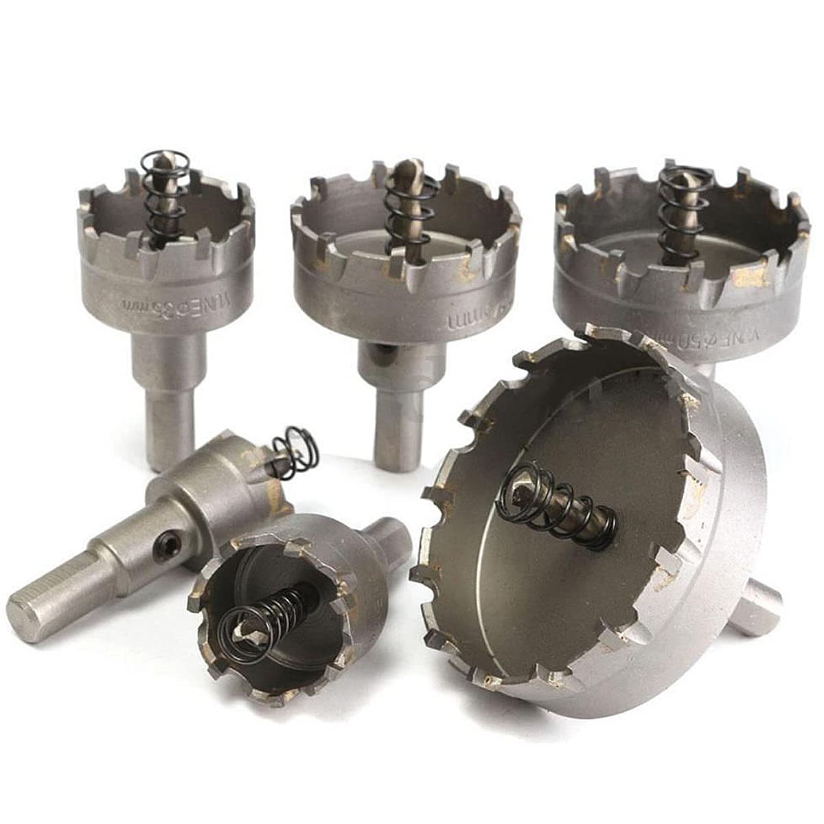 Amazon.com: SagaSave 6-Piece Carbide Heavy Duty High Speed Metal Hole ...