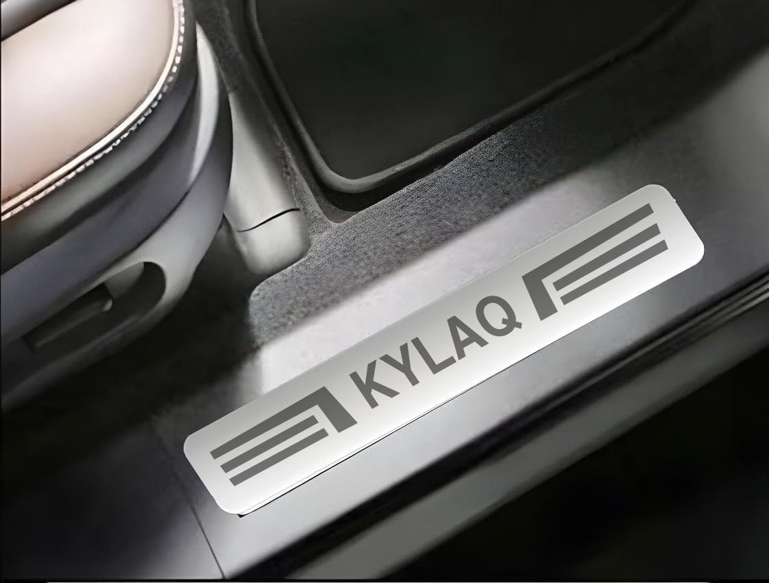 Door Sill/Foot Step Stainless Steel Plates | Scuff Plate for Skoda ...