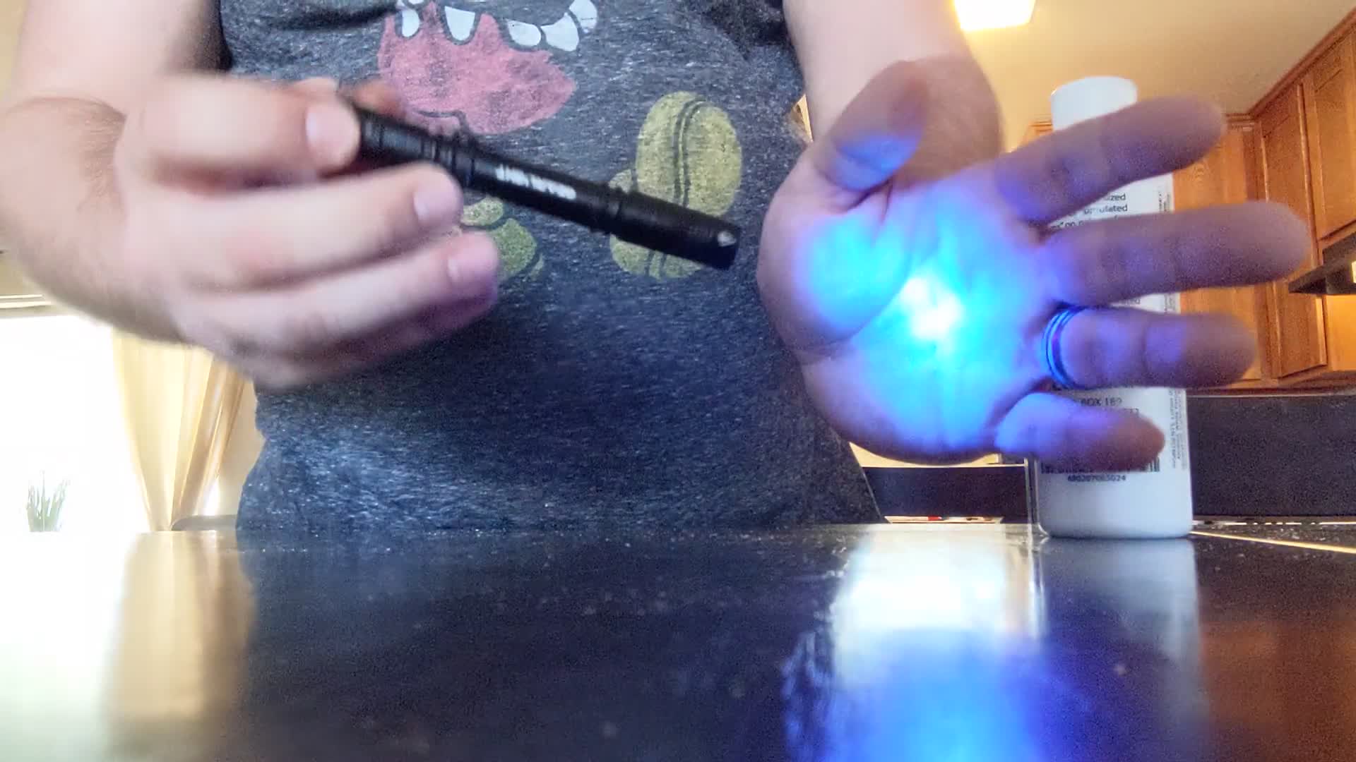 Watch How to use Glo Germ Gel with a UV light on Amazon Live