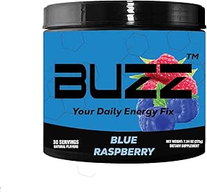 Morning Buzz Energy Powder Drink - Energy Boost Drink Mix - Sugar-Free ...