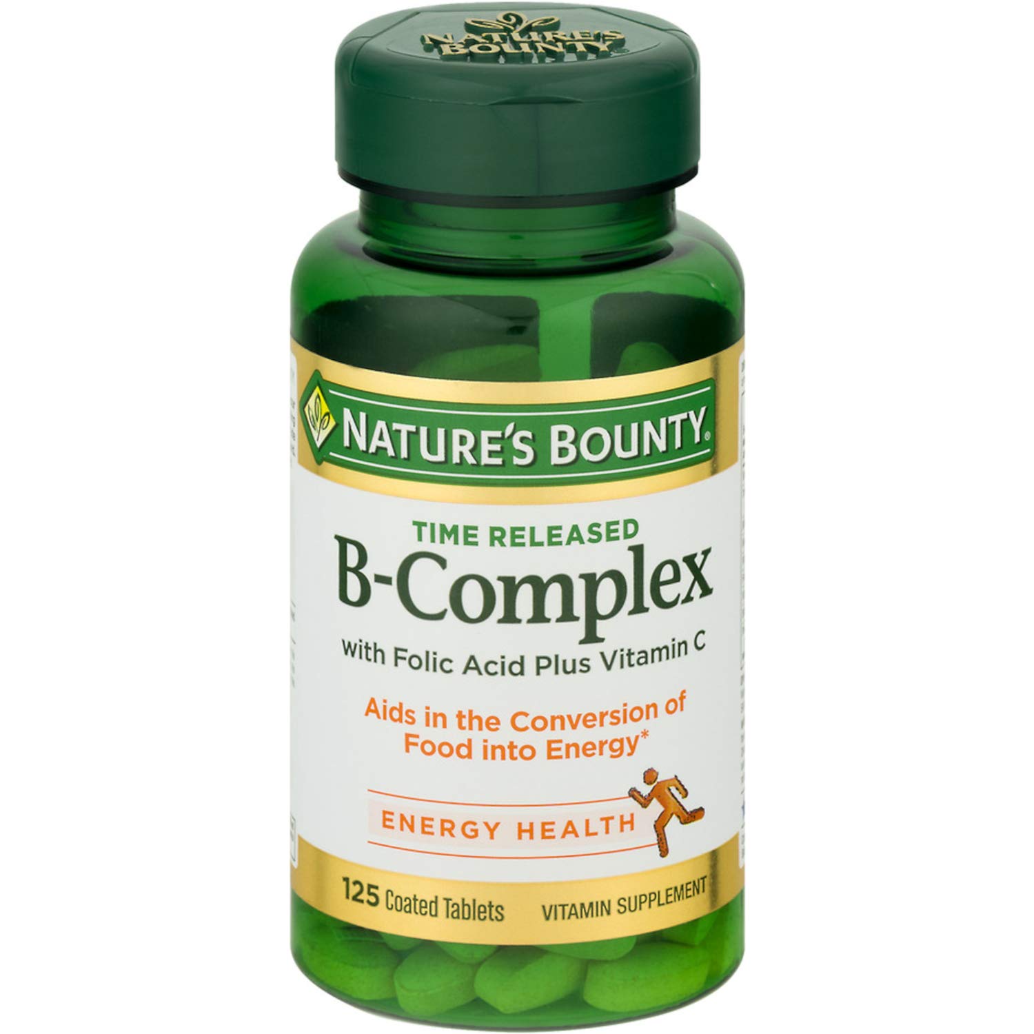 Buy Nature's Bounty B-Complex With Folic Plus C s 125 s (Pack of 4 ...
