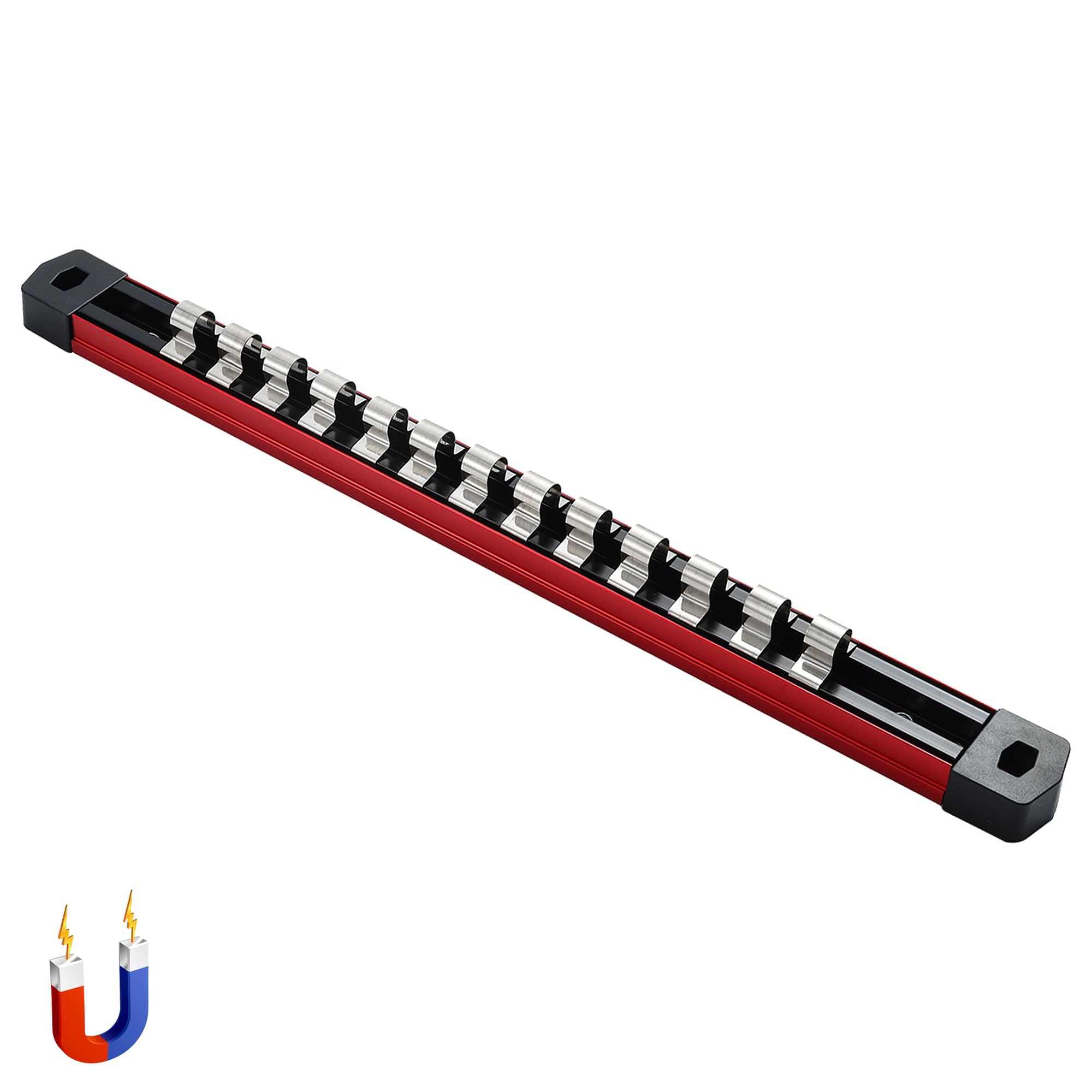 Snapklik.com : ALOANES 3/8-Inch Drive Magnetic Socket Organizer, Heavy ...