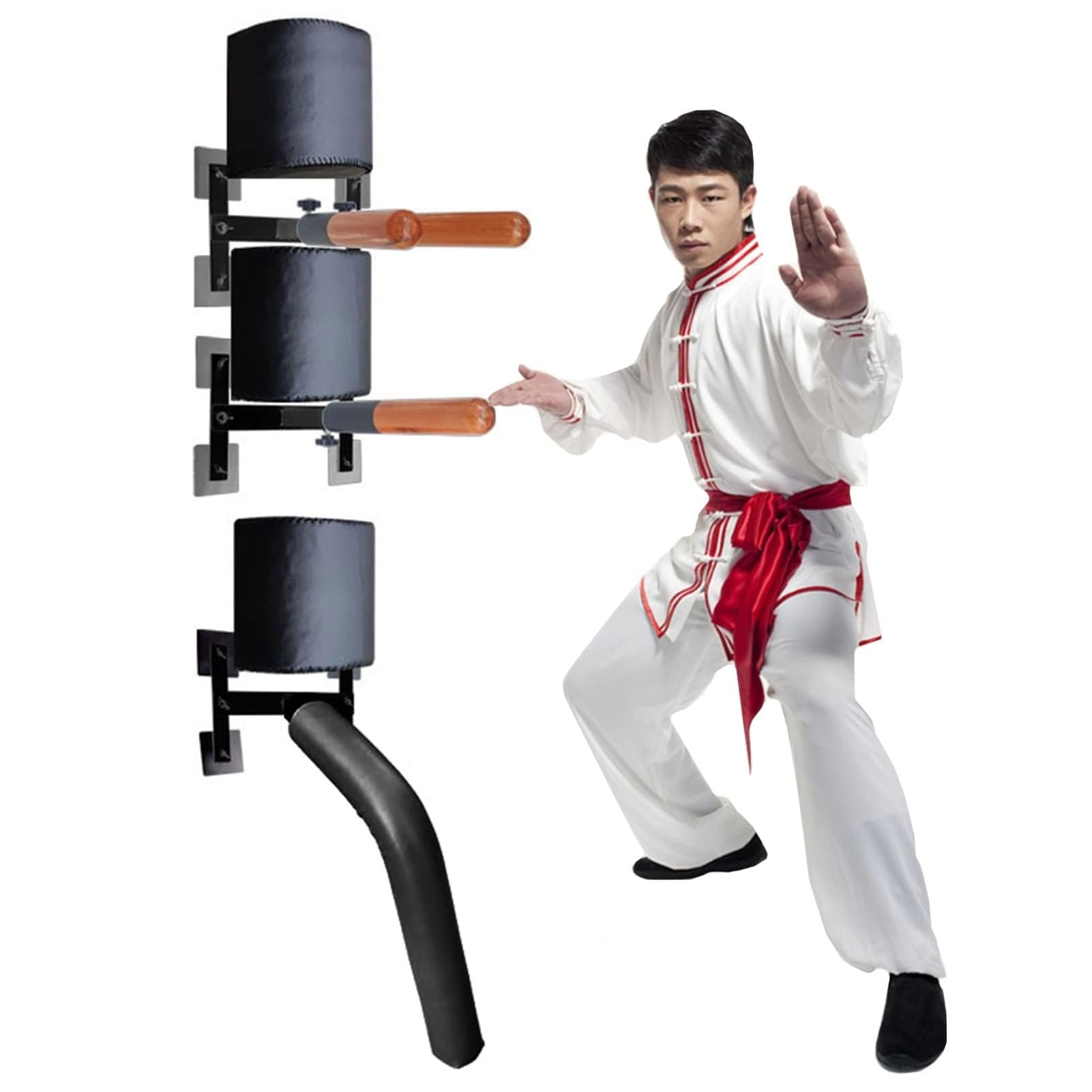 Amazon.co.jp: 木人 武道訓練用ダミー 武術トレーニング用の詠春拳