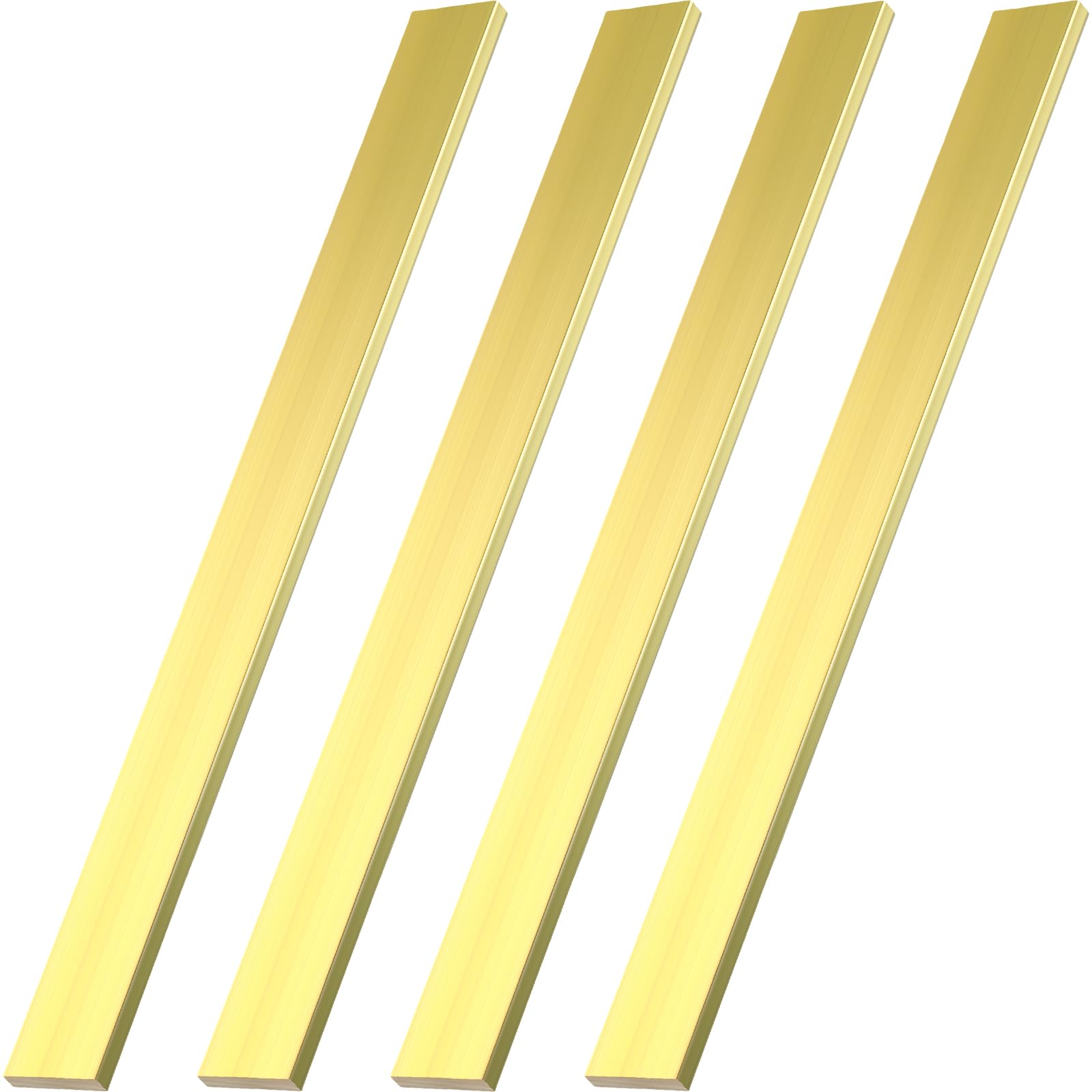 Snapklik.com : 4 Pcs C360 Brass Flat Bar 1/4" X 1" X 12" Knife Making ...