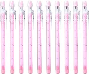 Amazon.com: 10Pcs Stackable Push Fun Pencils with Eraser Stacking Point ...