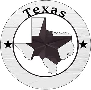 Amazon.com: Bomehhjuli Texas Stars State Vinyl Sticker Decal 10 Pieces ...