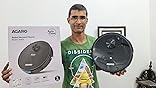 AGARO Alpha Robot Vacuum Cleaner, Brush, Dry Vacuum & Wet Mop ...