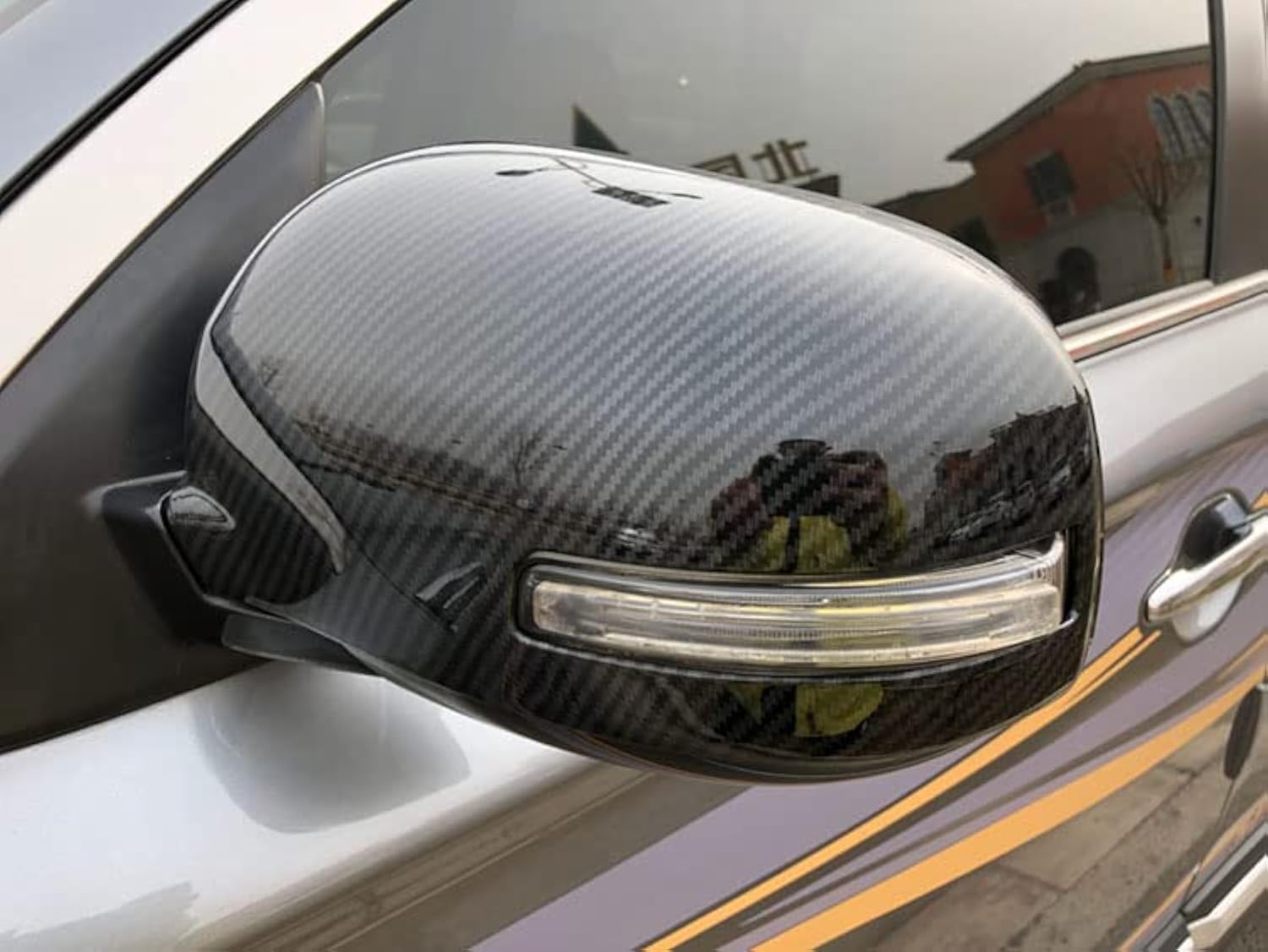Amazon.com: GZBFTDH Car Chrome Side View Mirror Covers Protector for ...