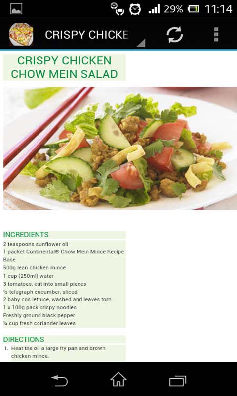 Continental Recipes Cookbook Vol 1:www.amazon.com:Appstore for Android