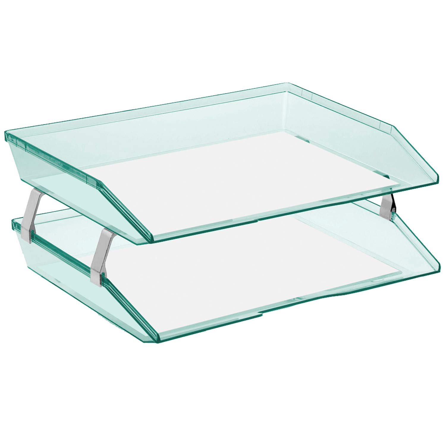 Buy Acrimet Facility 2 Tier Letter Tray Side Load Plastic Desktop File ...