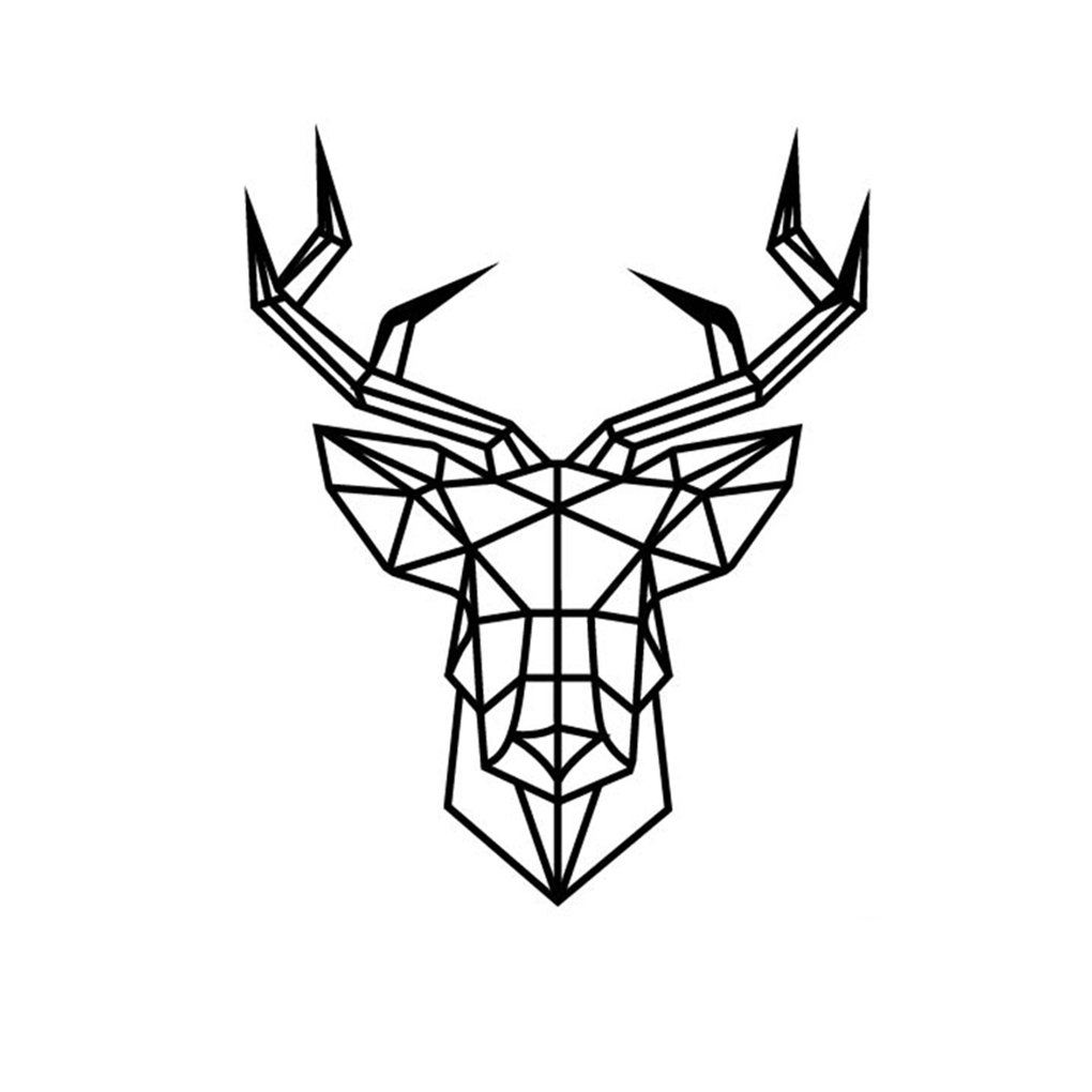 Deer Head Outline Decal 1,500+ Deer Skull Stock Illustrations,