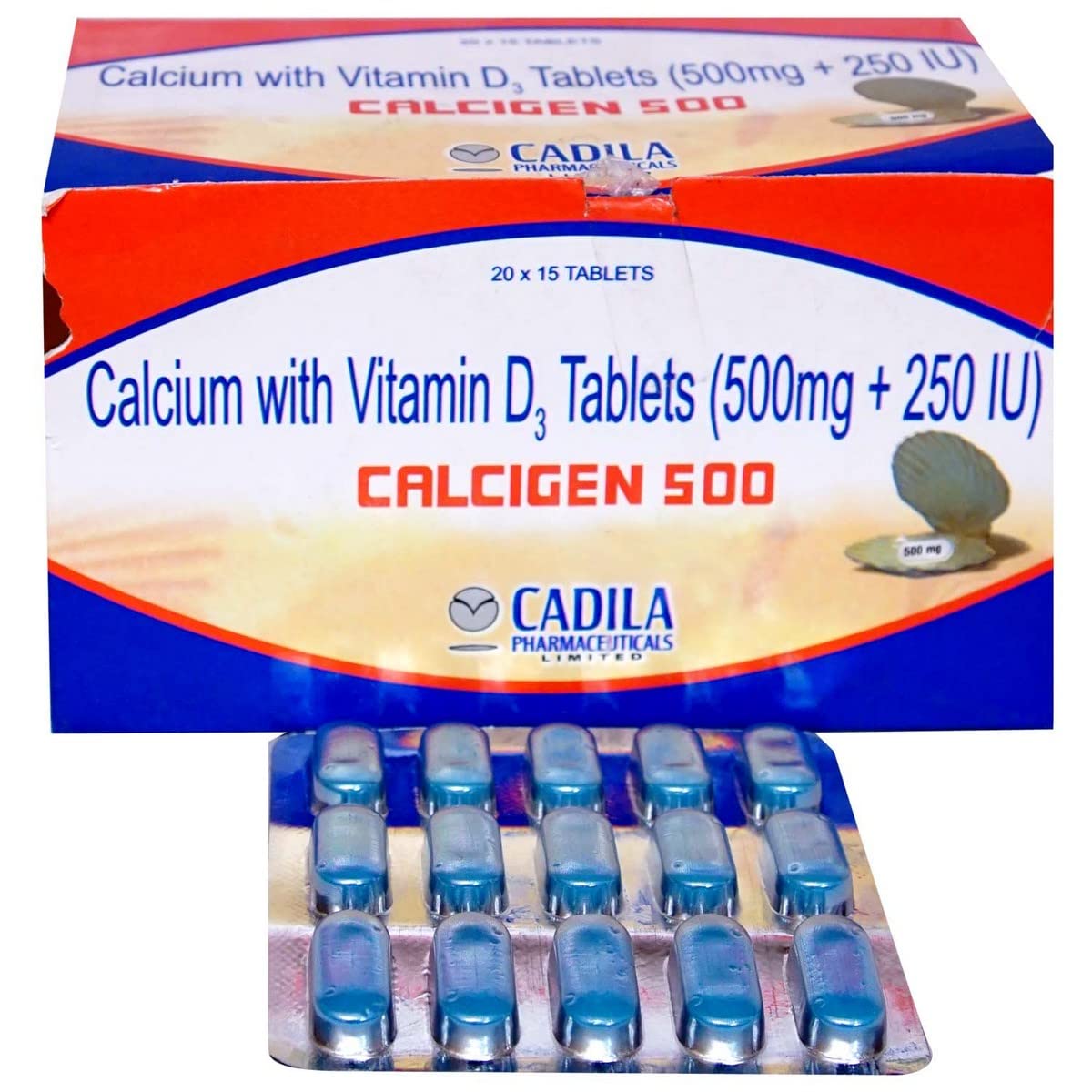 Calcigen 500 - Strip of 15 Tablets : Amazon.in: Health & Personal Care