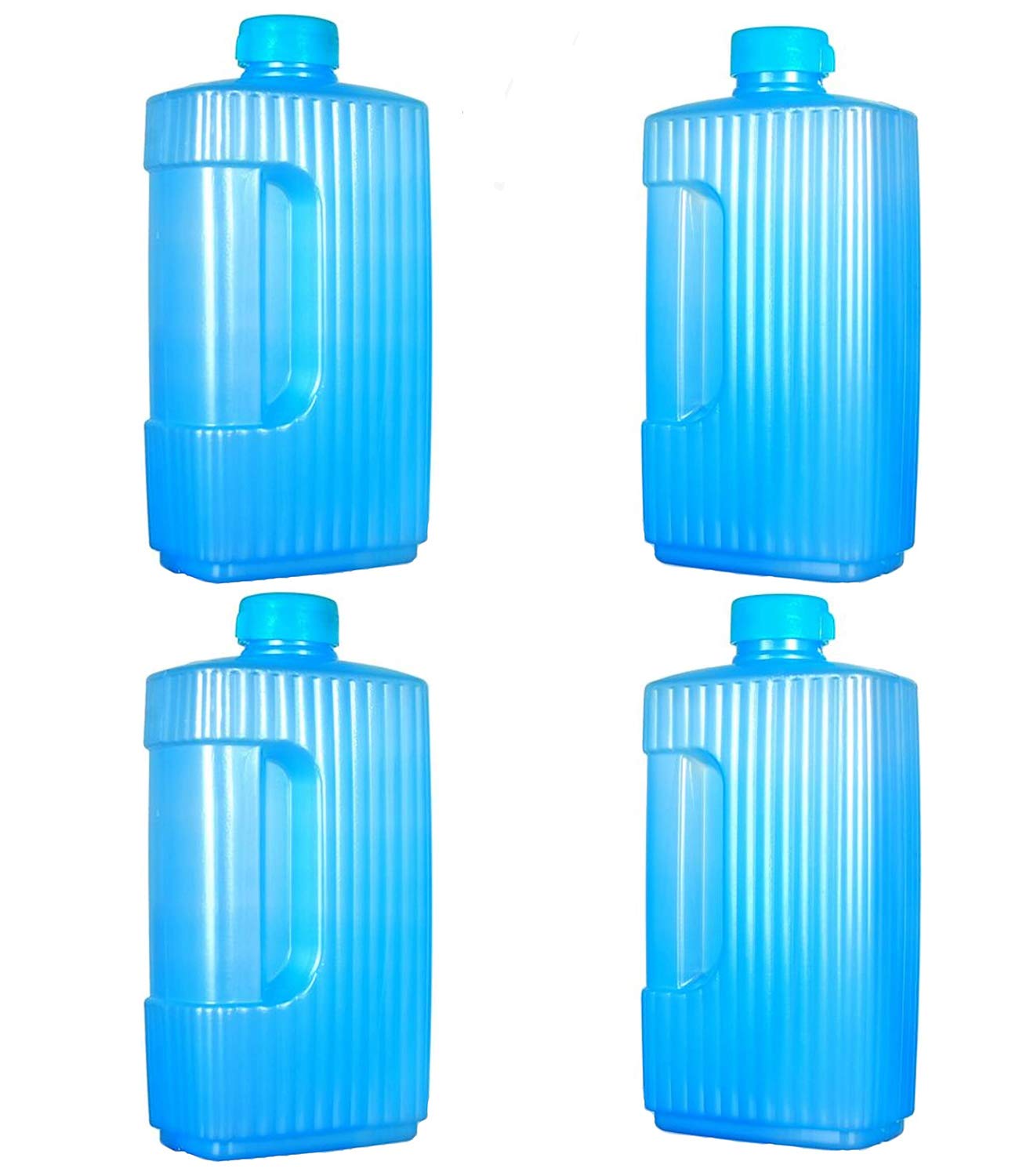 ONBN Plastic Fridge Water Bottle Set of 4 Pieces | Water Bottle Set for ...