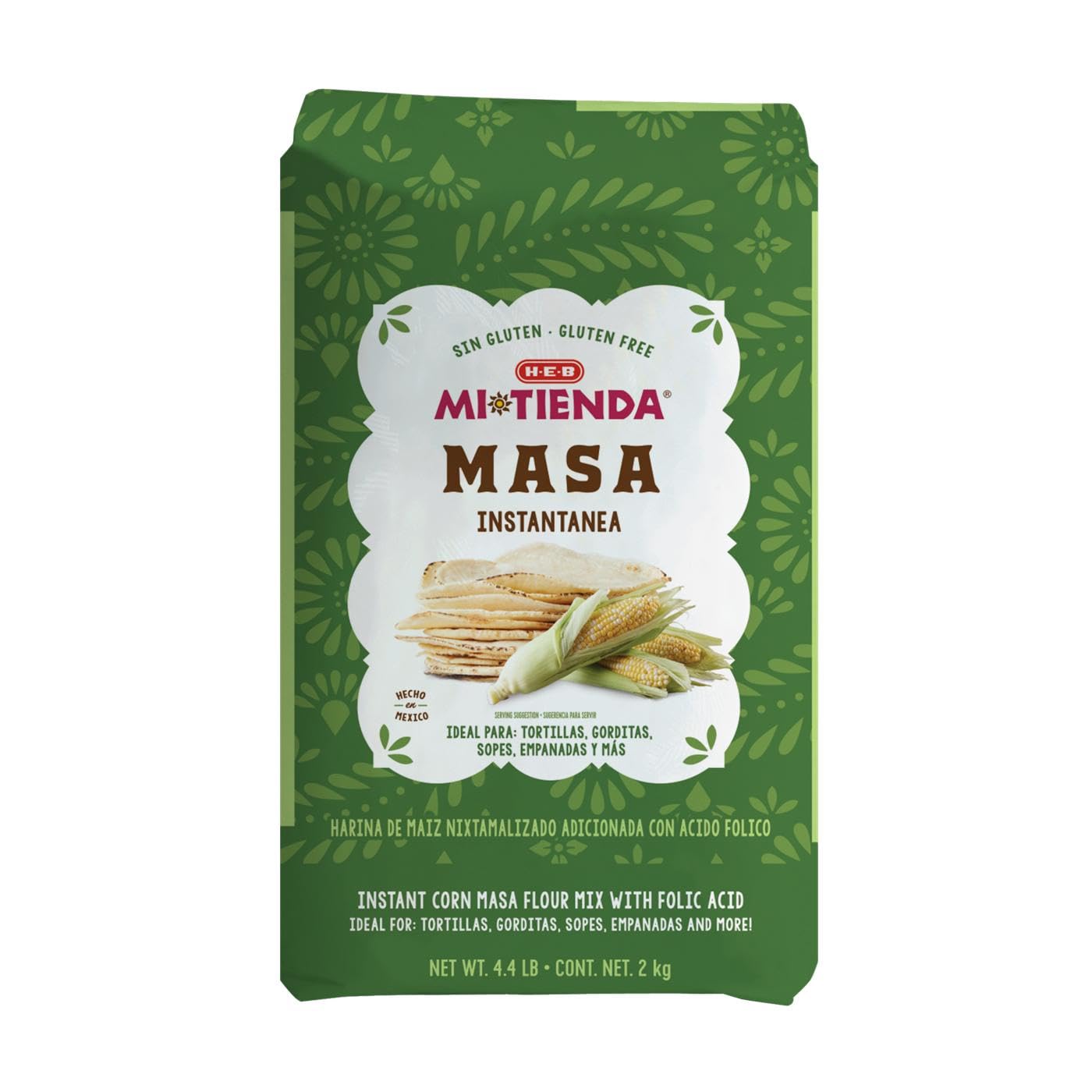 Amazon.com : H-E-B Mi Tienda Instant Corn Masa Flour Mix, Gluten Free ...