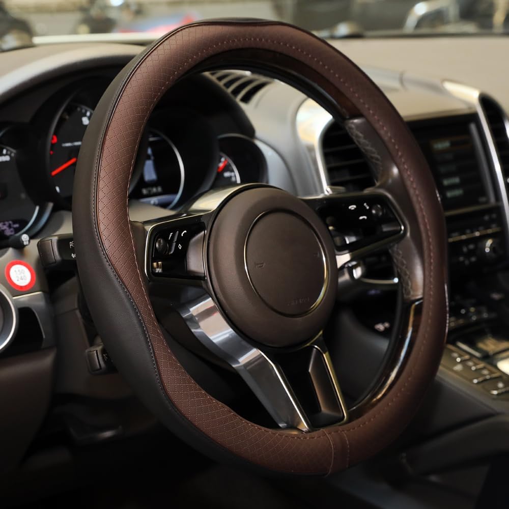 Gomass Car Steering Wheel Cover, Anti-Slip, Safety, Soft, Breathable ...