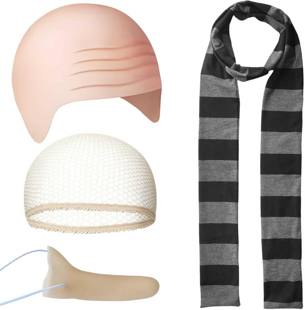 Amazon.com: 4pcs Halloween Costume Accessories for Adults, Novelty Fake ...