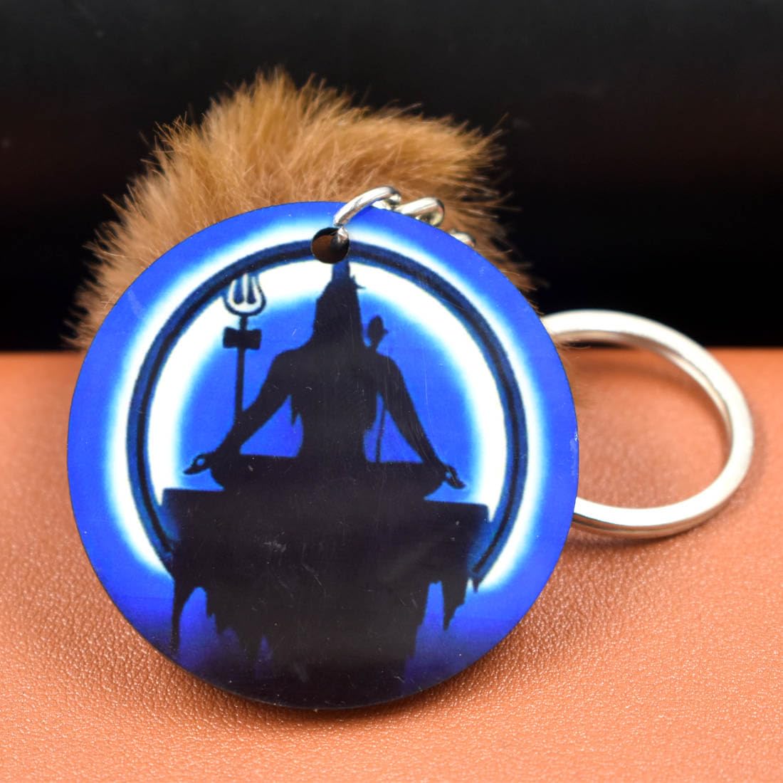 AFH Meditiating Lord Shiva Bhagwan Mahadev Key Chain for Men and Women ...