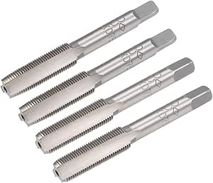 Amazon.com: uxcell Métrico M8 rosca 0.75 paso 3 flautas rectas H2 ...