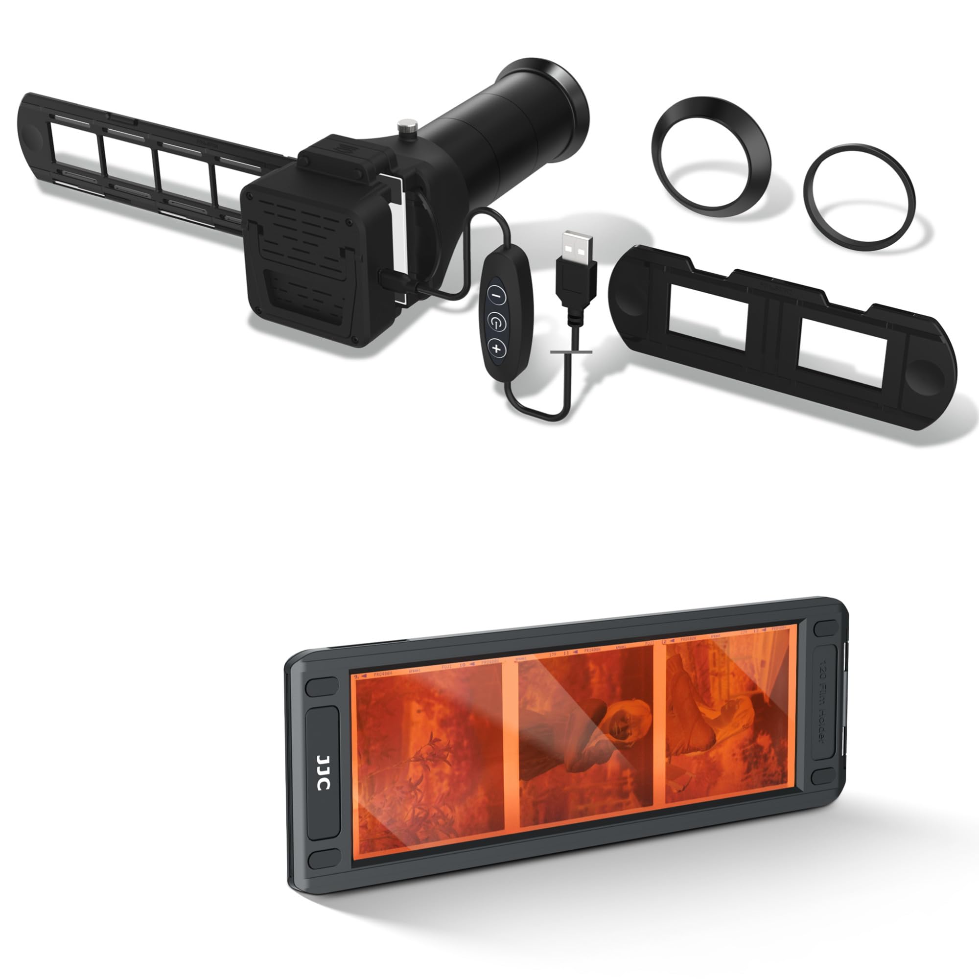 Amazon.com: Film Digitizing Adapter Set + 120 Photo Holder：35MM ...