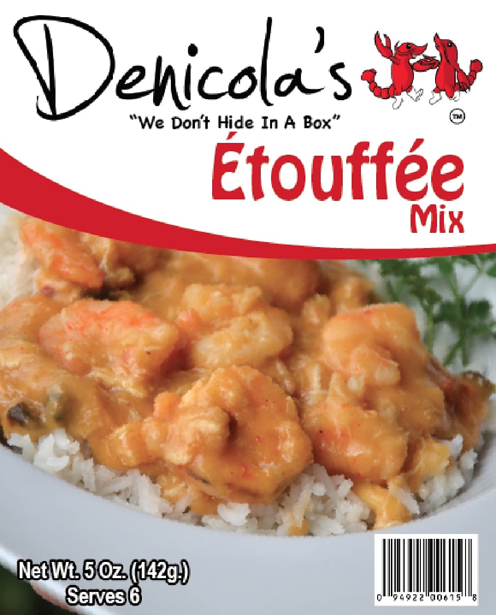 Amazon.com : Cajun Crave Denicola's Louisiana Seafood Etouffee Mix, 5 ...