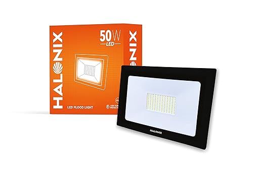 Halonix 50W LED Flood Light (Cool Day Light) BIS Approved IP66 : Amazon ...