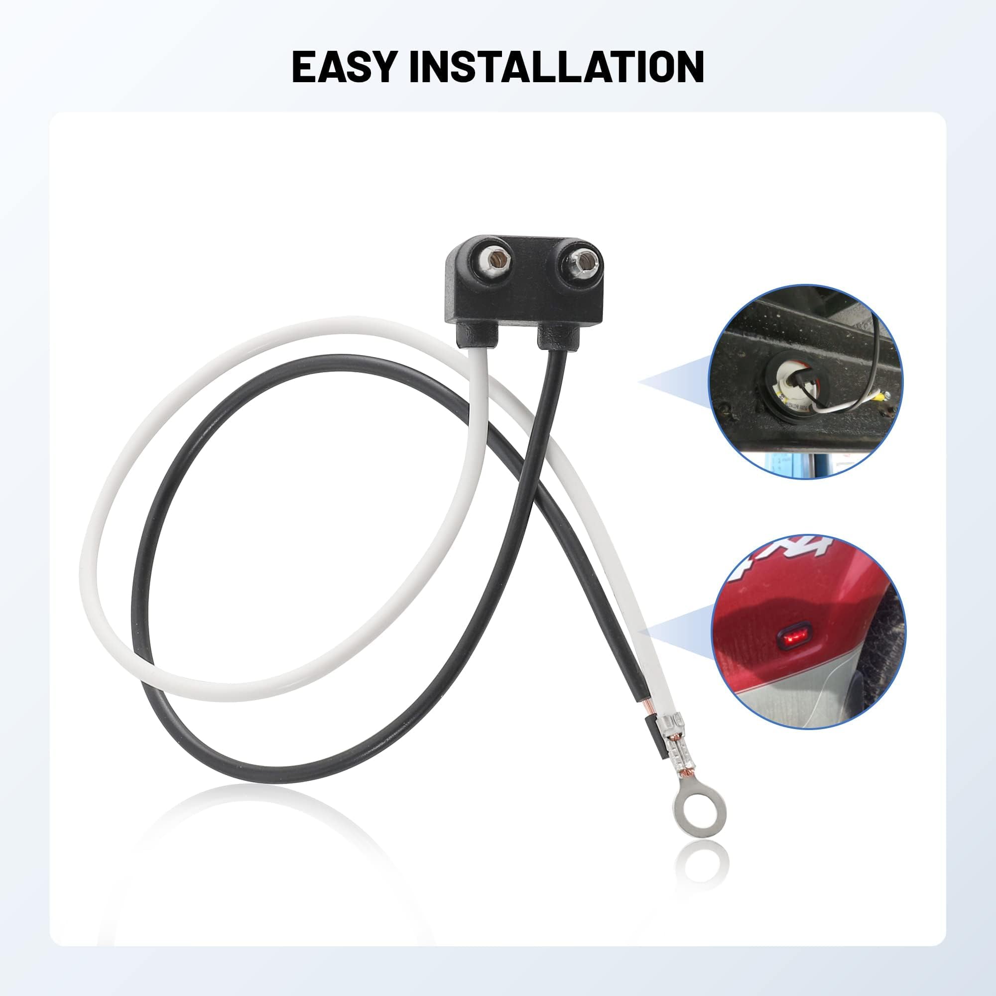 Trailer Light Connector 2 Pin Wesbar | 2 / 4 / 5 Way Connectors