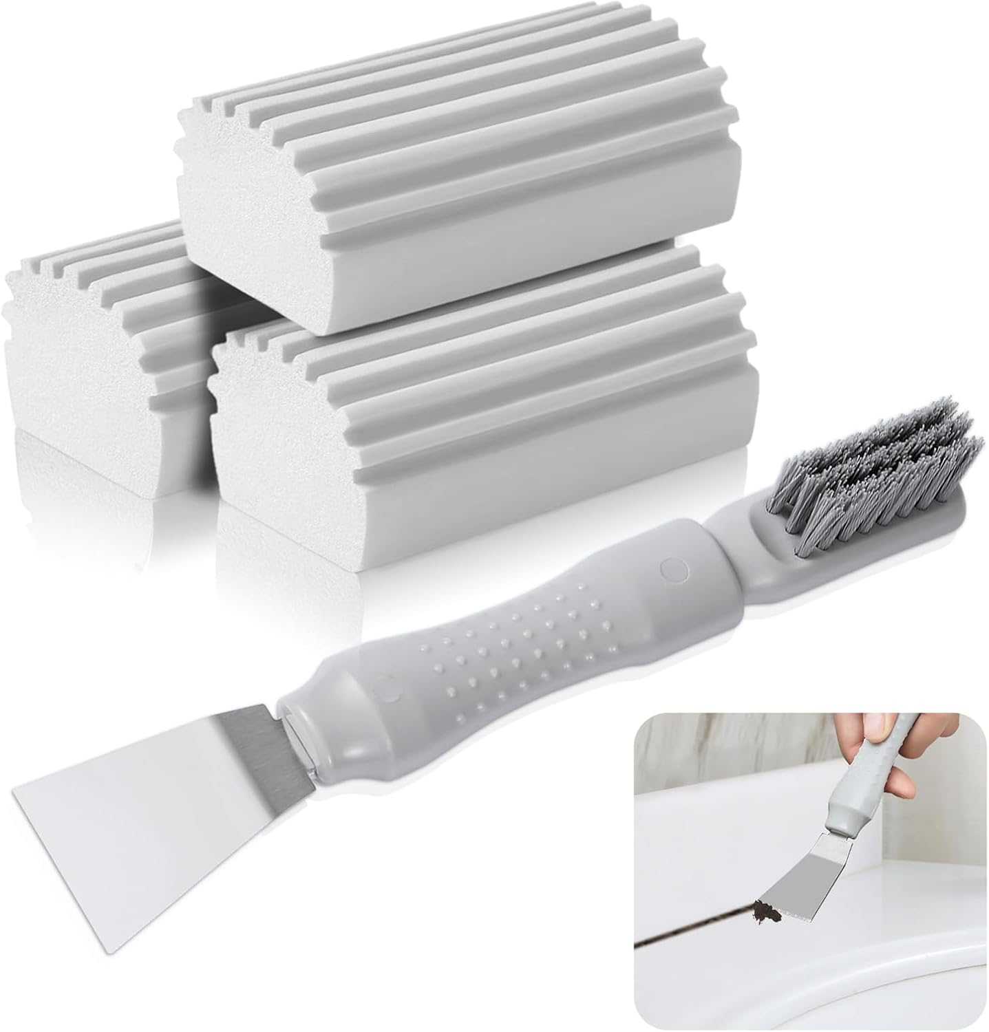 Amazon.com: Damp Clean Duster Sponge, Magic Sponge Eraser Baseboard ...