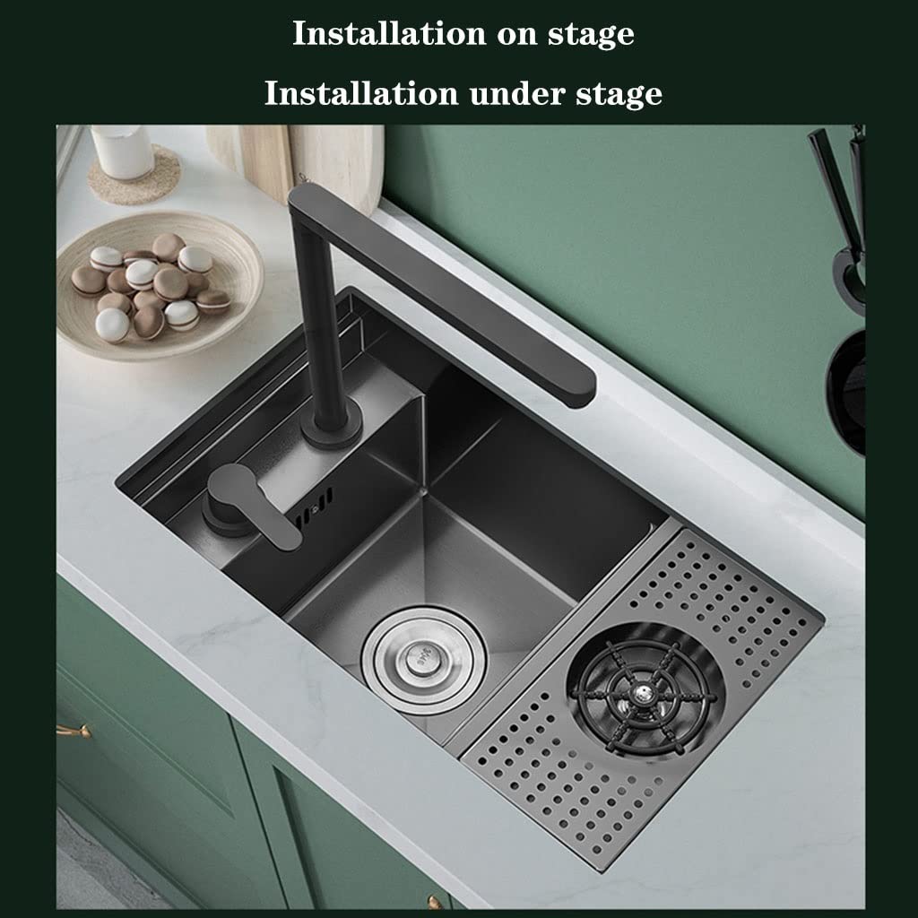 Sink And Mini LEVANZO] MINI HONEYCOMB KITCHEN SINK ~ NANO COATING