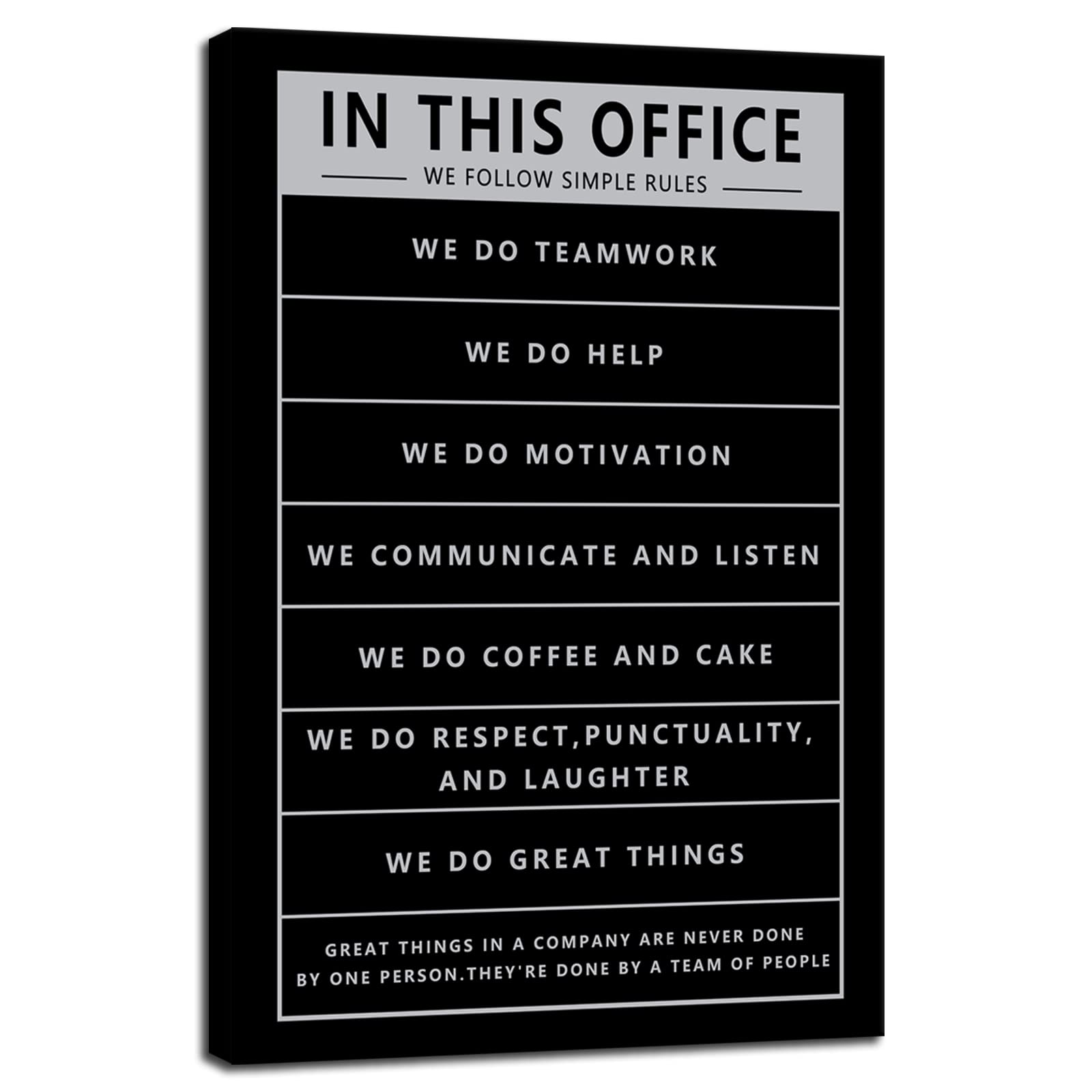 Amazon.com: Inspirational Wall Art Inspirational Picture Office Quotes ...