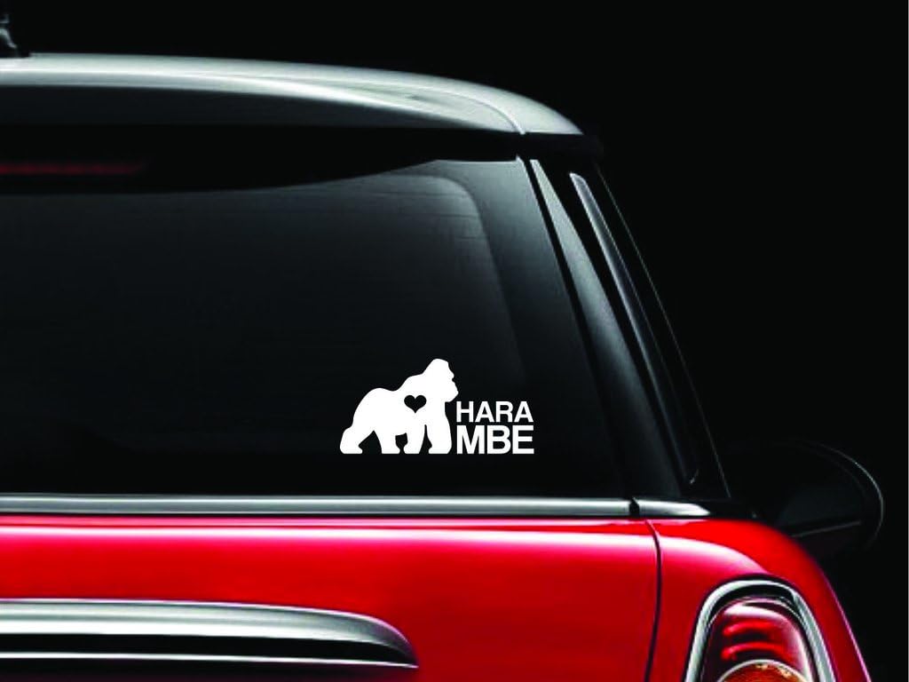Amazon.com: Harambe Love Gorilla Decal Vinyl Sticker|Cars Trucks Vans ...