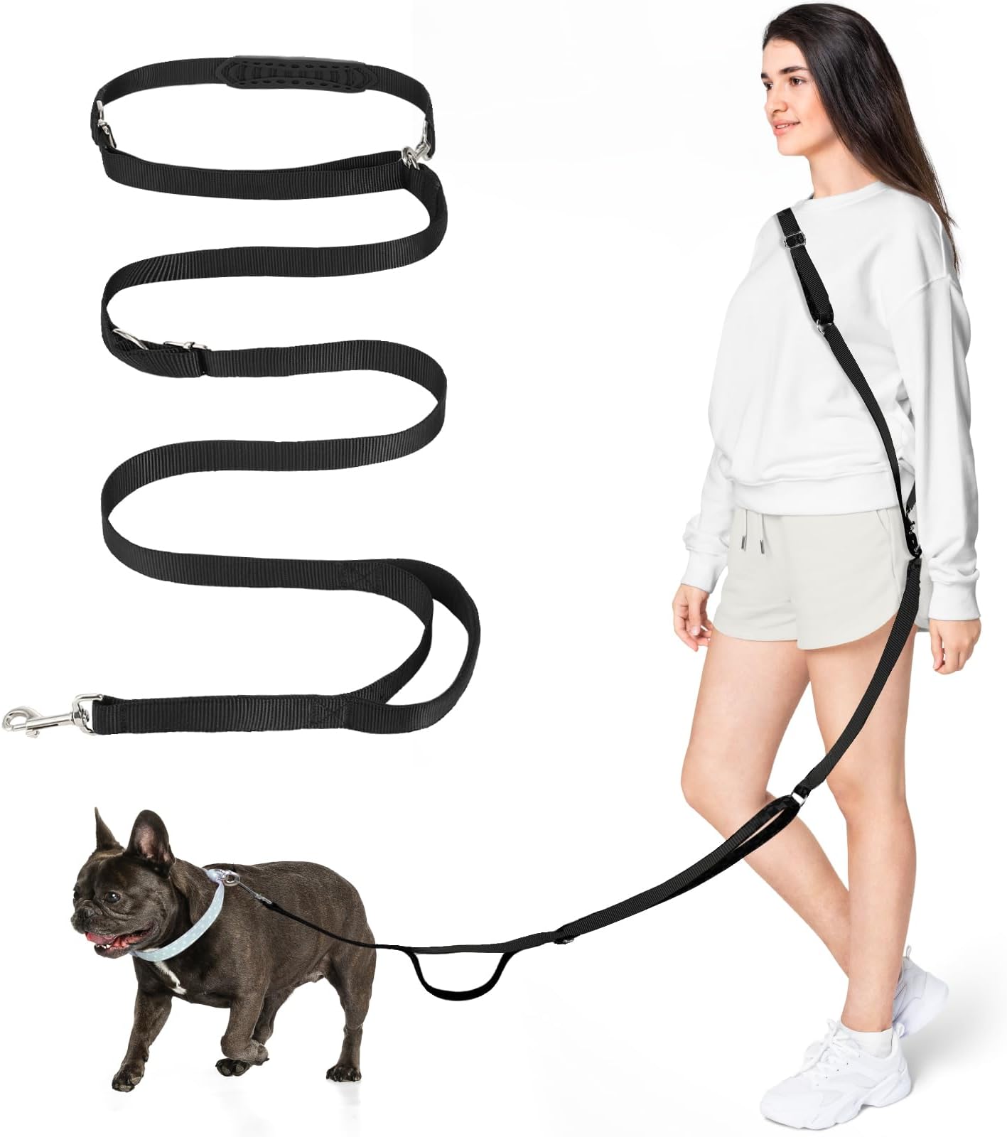 Amazon.com : Pecute Hands Free Dog Leash, Multifunctional Crossbody ...