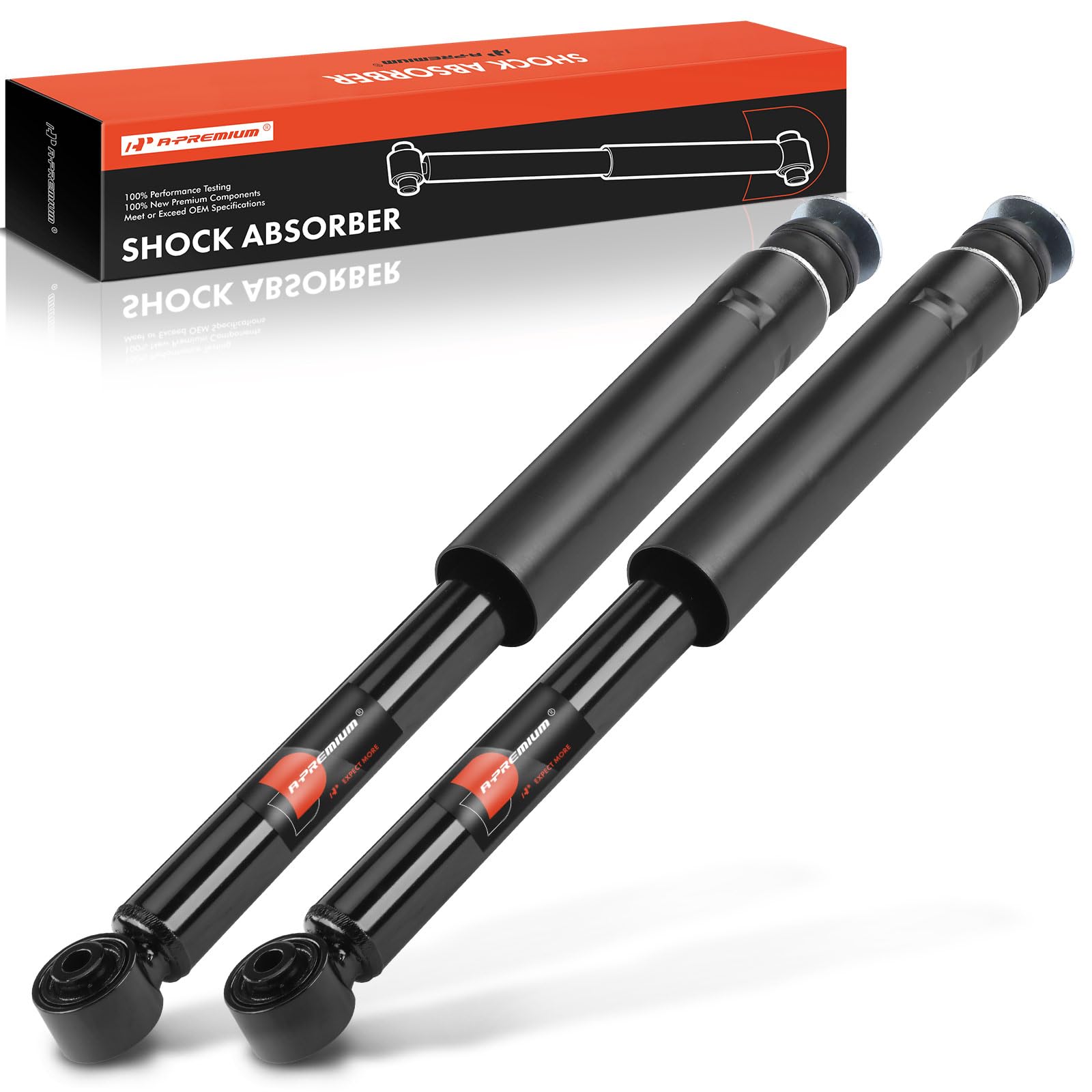 Amazon.com: A-Premium Rear Pair (2) Shock Absorber Compatible with ...