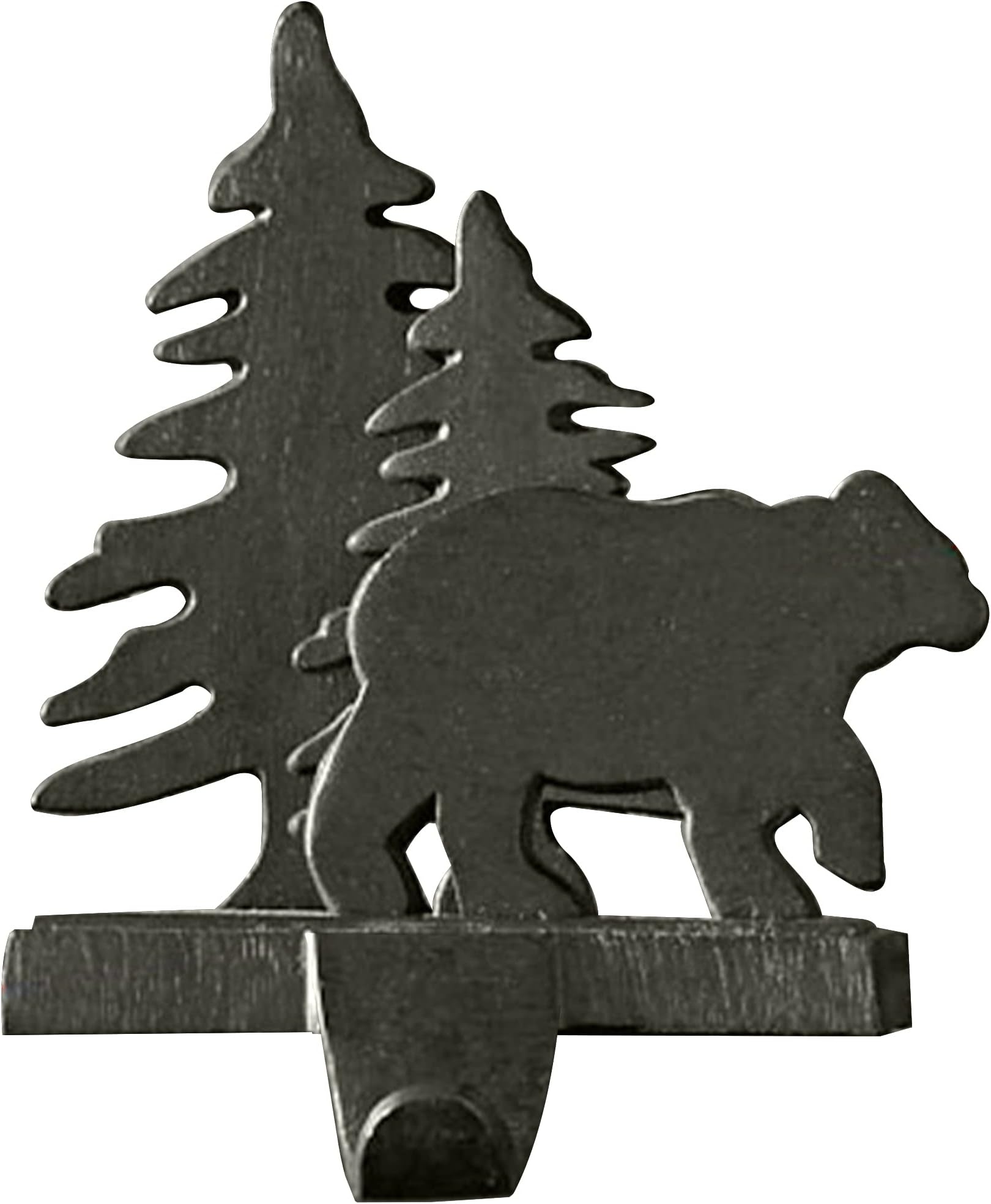 Amazon.com: Park Designs Bear & Tree Stocking Hanger - Set of 2 : Home ...
