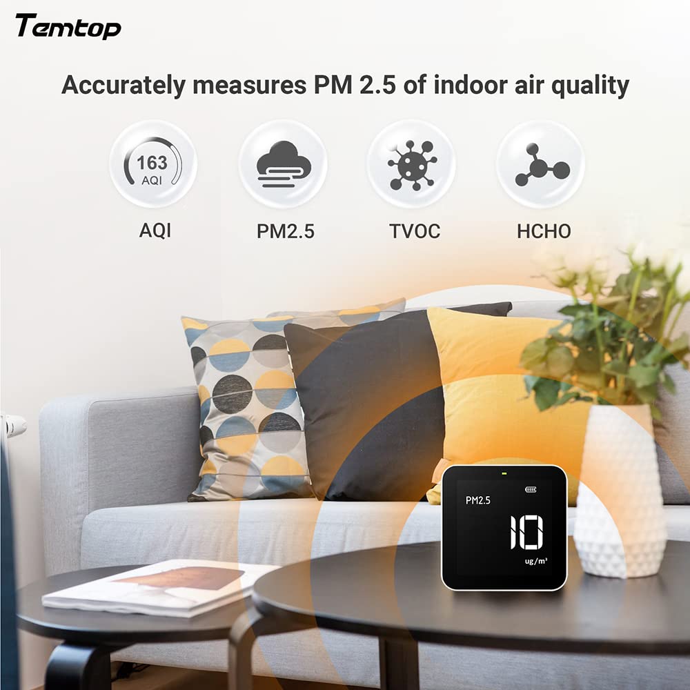 Snapklik.com : Temtop M10 Air Quality Monitor Indoor Air Quality Tester ...