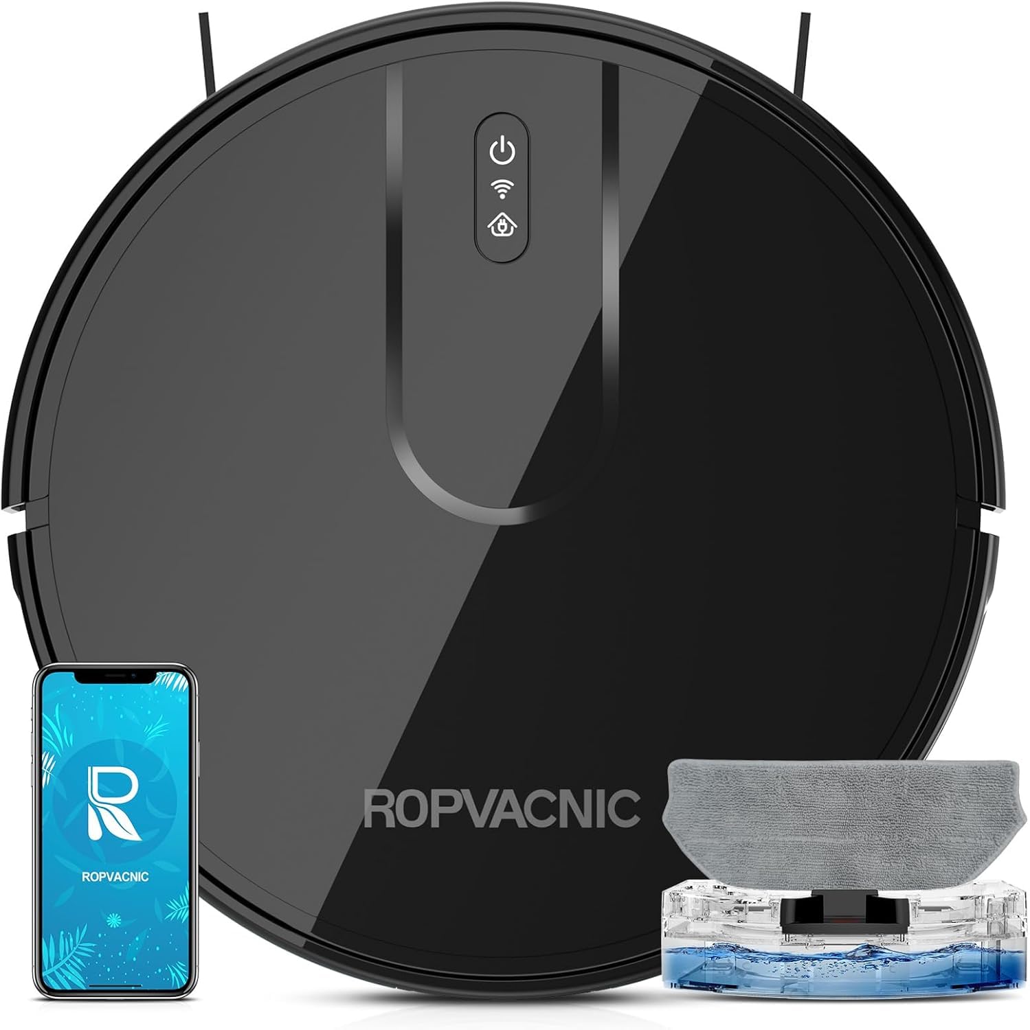 Robot Vacuum Cleaner Robot Vacuum and Mop Combo with 4000Pa Suction ...