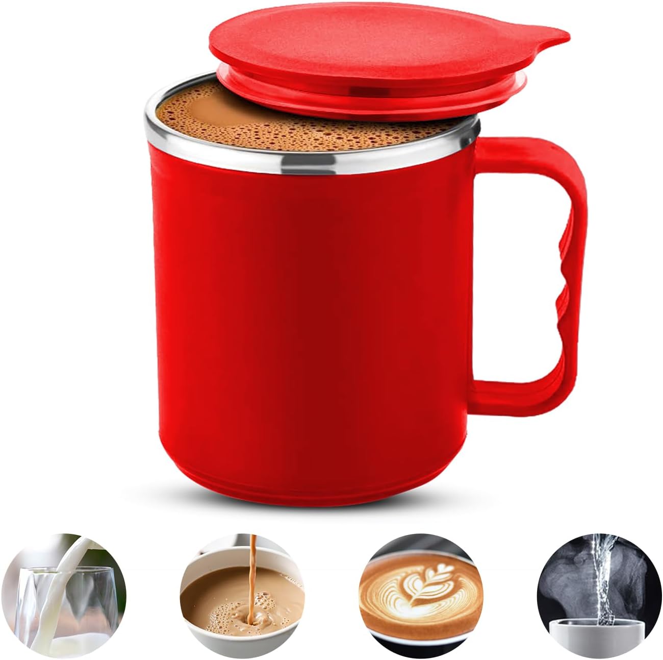 Buy Attro Plastic Wonder Cup Vaccum Insulated Cup Comes with Styling ...