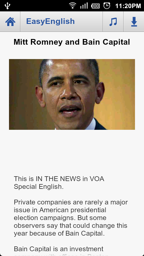 Easy VOA English - App on Amazon Appstore