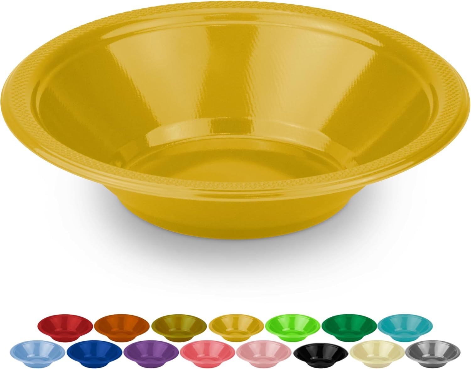 Amazon.com | DecorRack 24 Small Plastic Bowls, 7 inch Disposable ...
