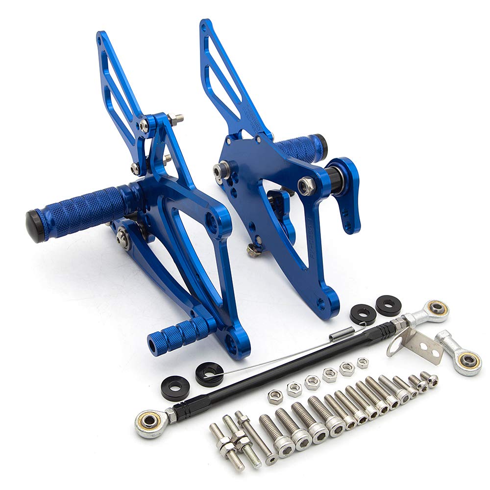 Amazon.com: FXCNC CNC Billet Motorcycle Rearset Foot Pegs Rear Set ...