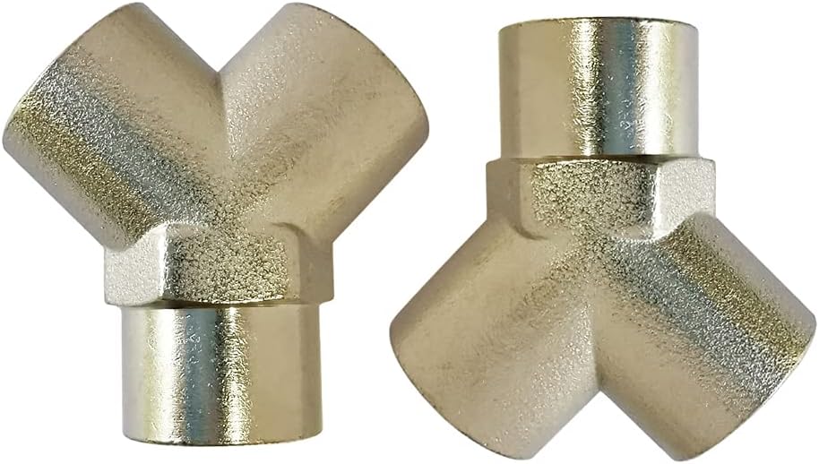 Amazon.com: Brass Y Splitter 1/4" MNPT x 1/4" FNPT Fitting Gas .25" x ...
