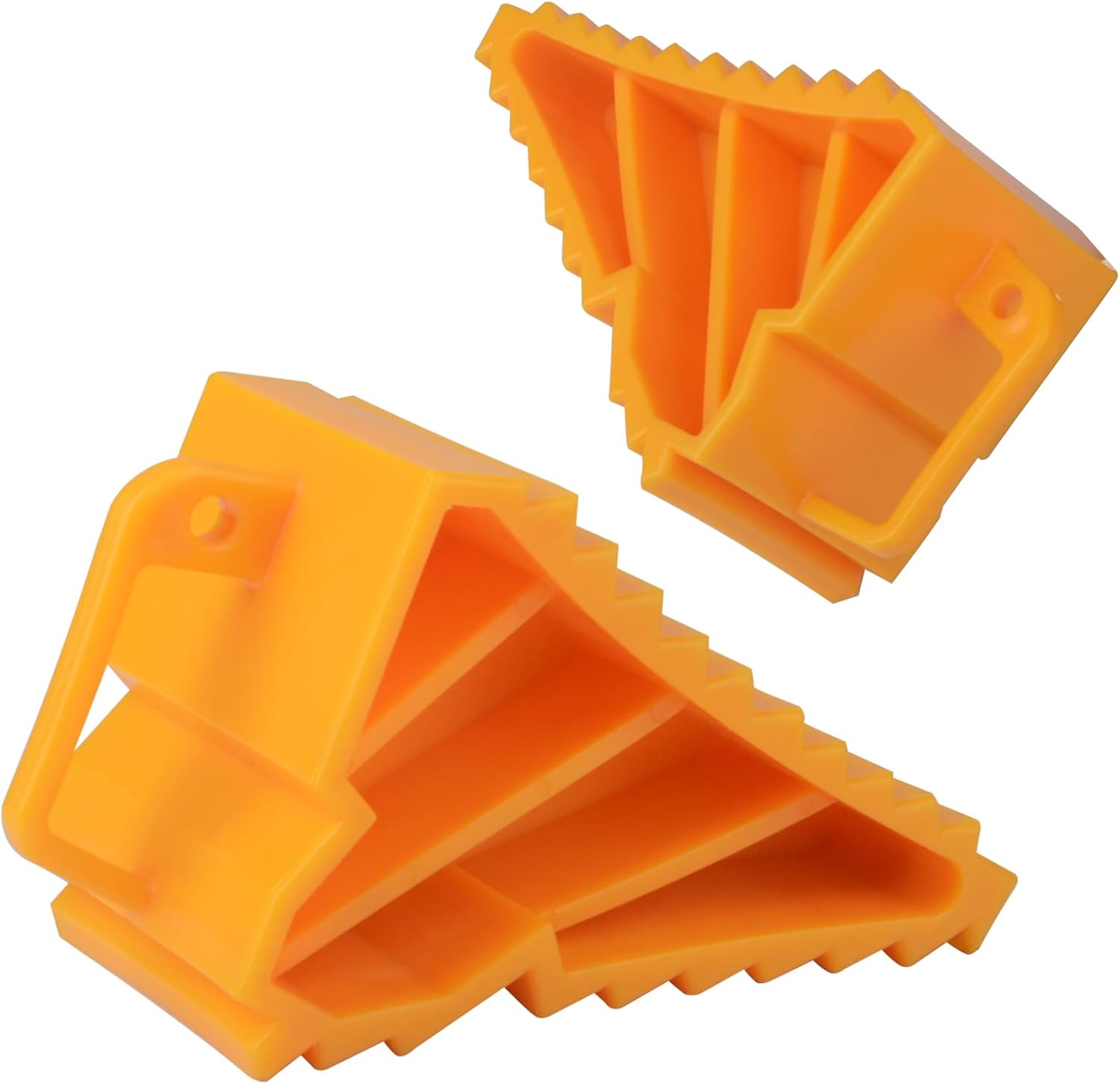 DAYUAN 2pcs Heavy Duty Wheel Chocks Set with Handles Tyre Blocks for ...