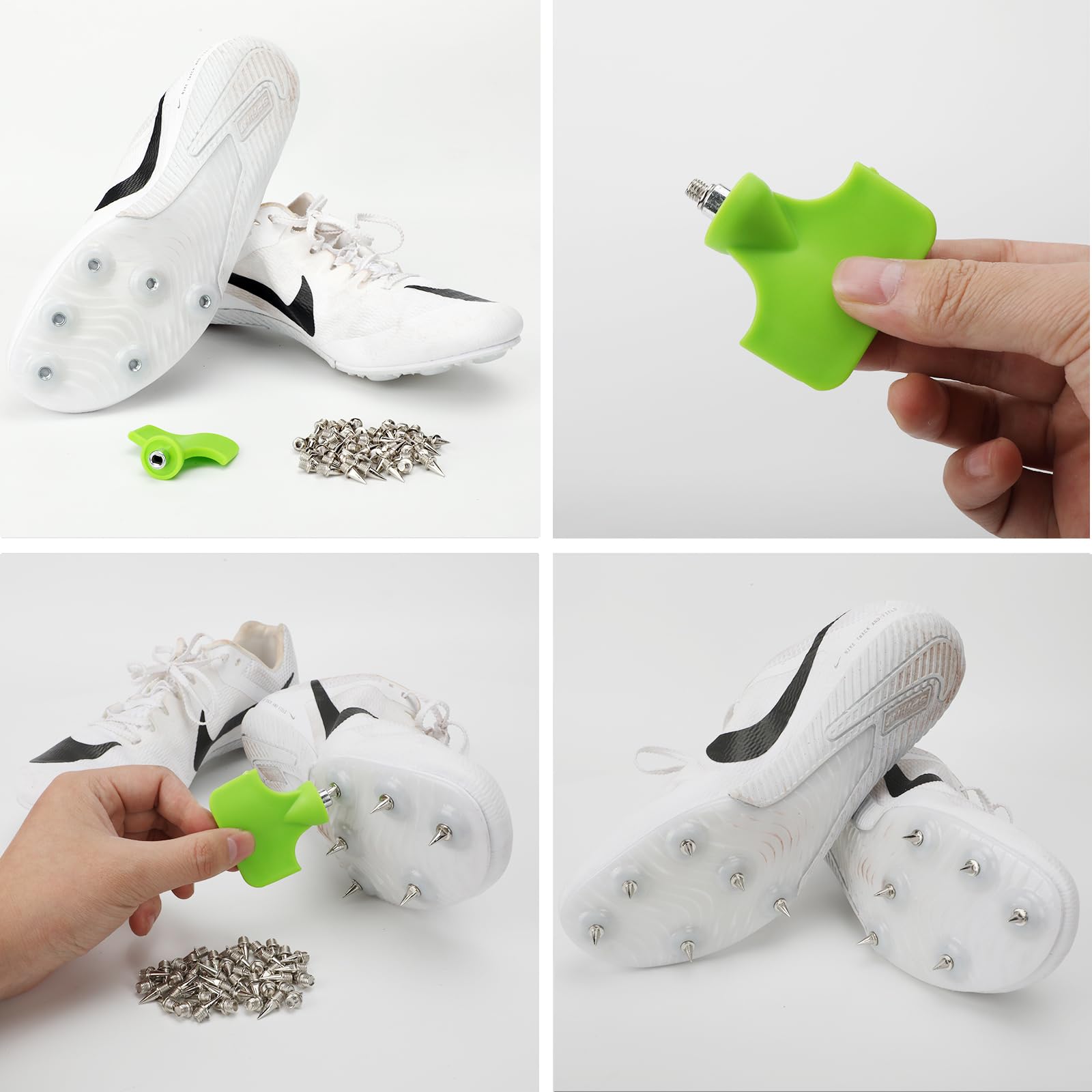 Snapklik.com : 9.5mm 3/8 Inch Track Spikes, 50 Pieces Hard Steel Spikes ...